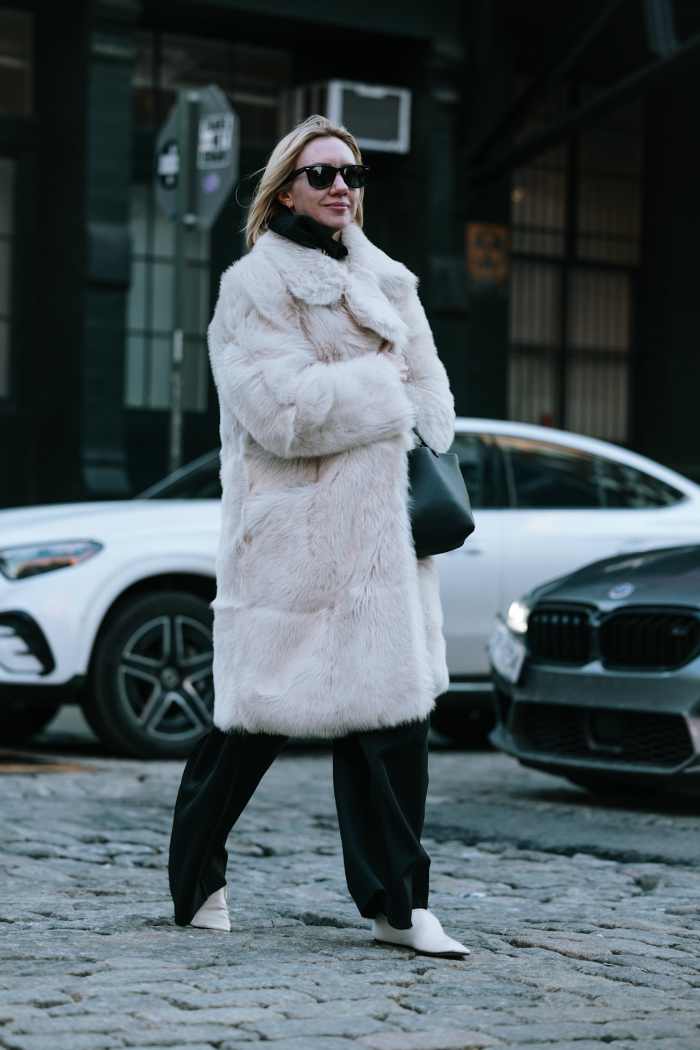 The NYFW Street Style Crowd Is Going Heavy on Statement Furs - Fashionista