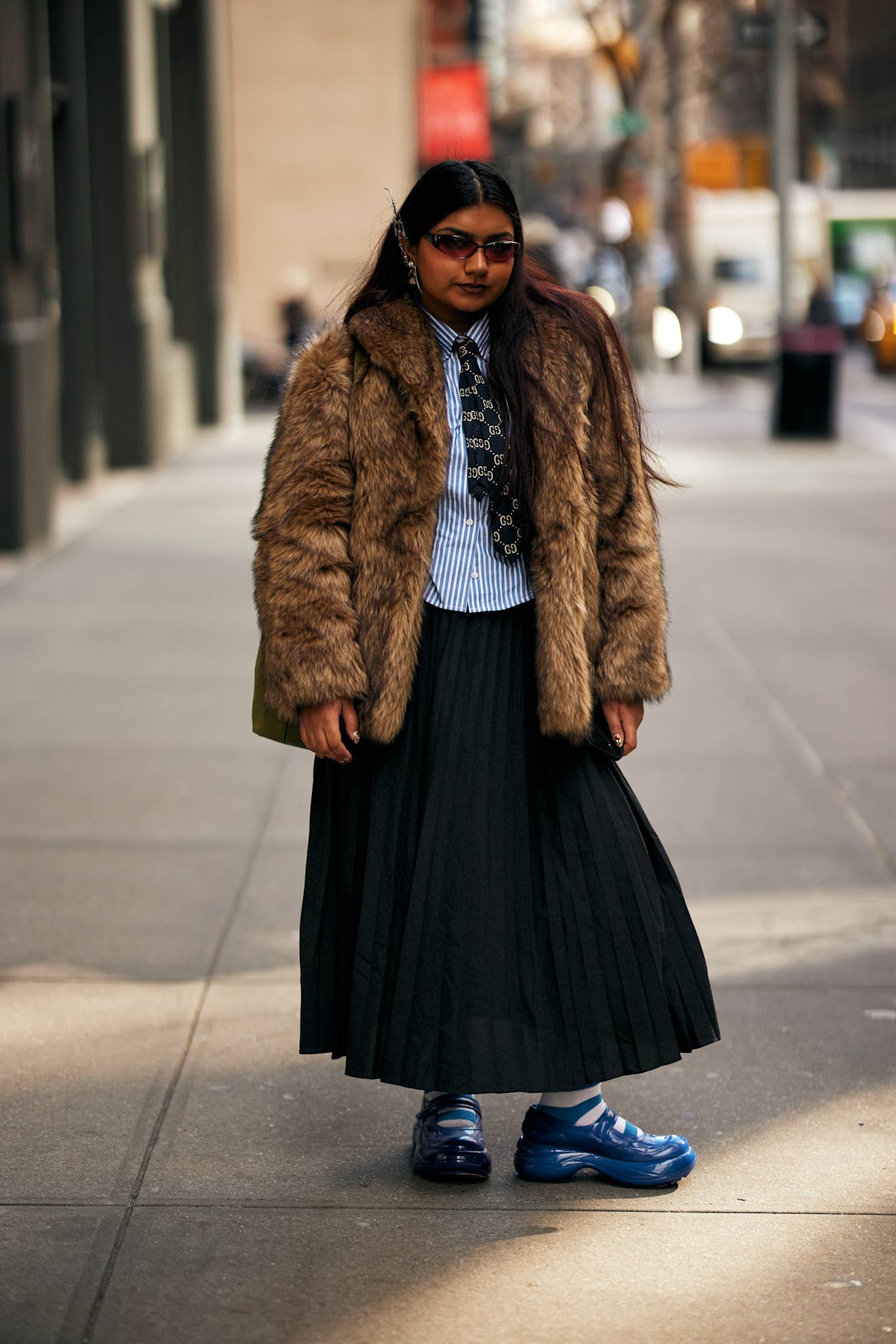 The NYFW Street Style Crowd Is Going Heavy on Statement Furs - Fashionista