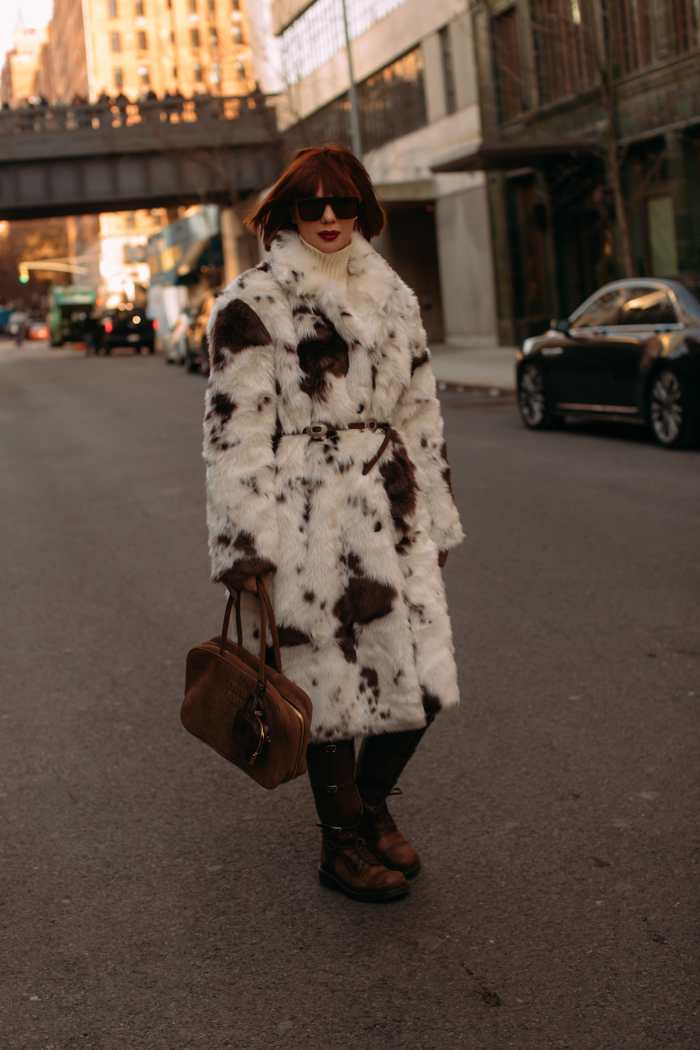 The NYFW Street Style Crowd Is Going Heavy on Statement Furs - Fashionista
