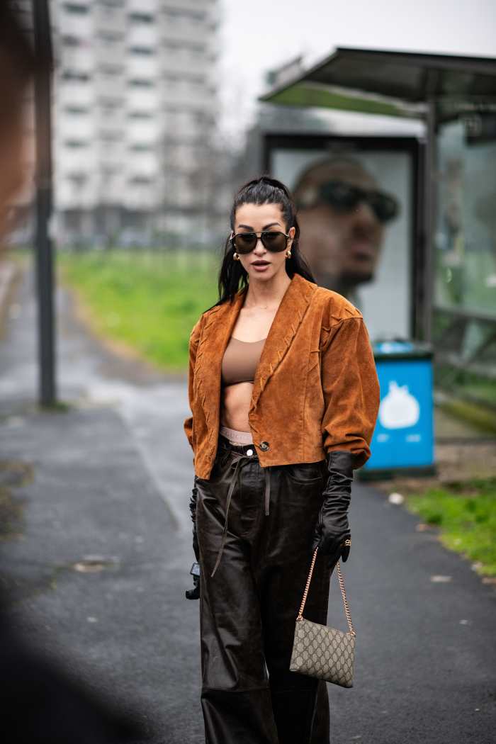 Milan's Street Style Crowd Swapped Shirts for Bras - Fashionista