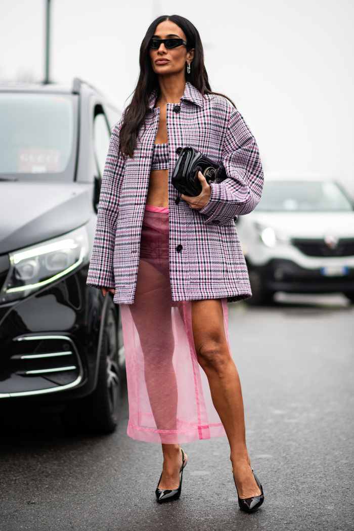 Milan's Street Style Crowd Swapped Shirts for Bras - Fashionista