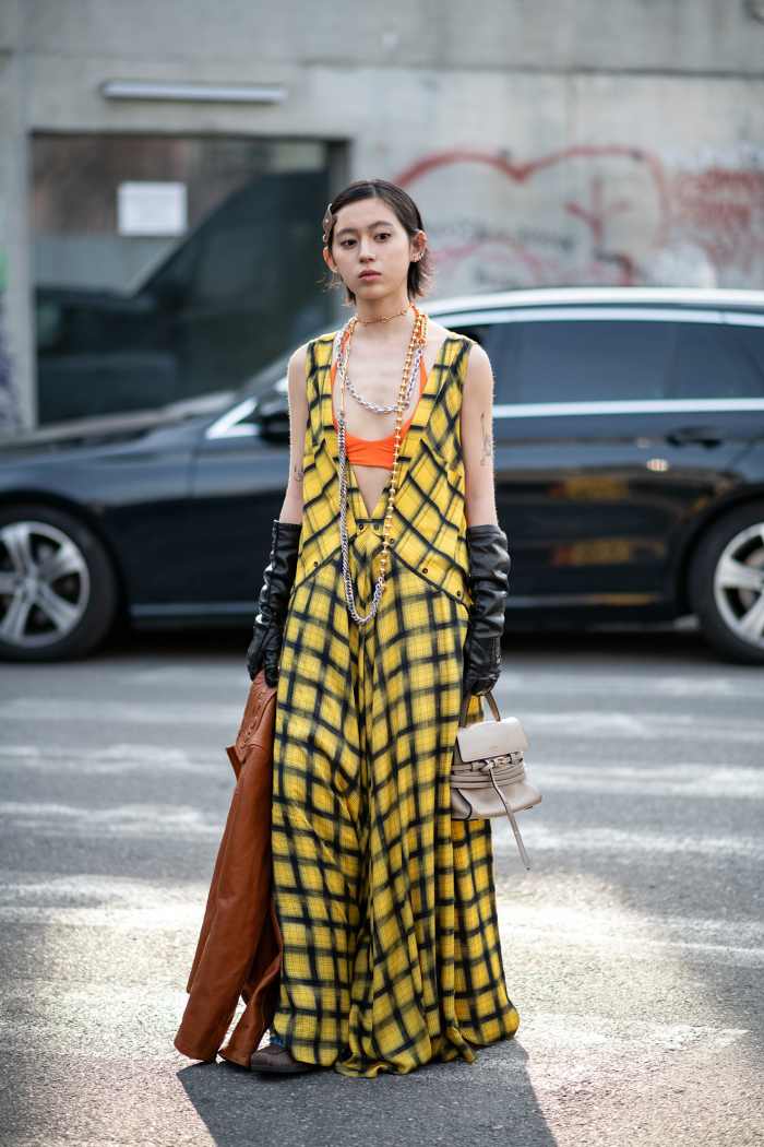 Milan's Street Style Crowd Swapped Shirts for Bras - Fashionista