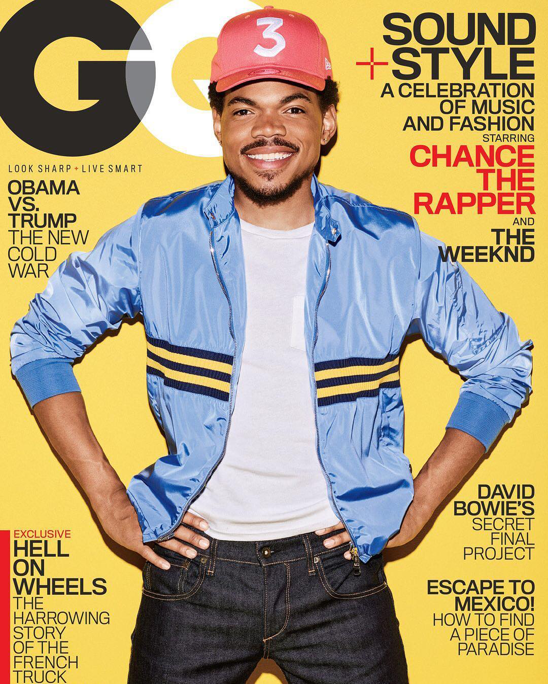 Chance the Rapper and His '3' Cap Get the 'GQ' Cover They Deserve ...