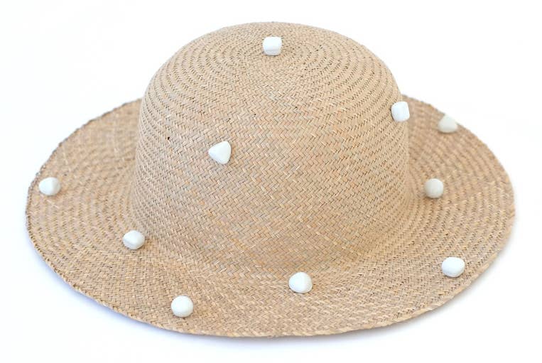 Chantal's Polka Dotted Straw Hat - Fashionista