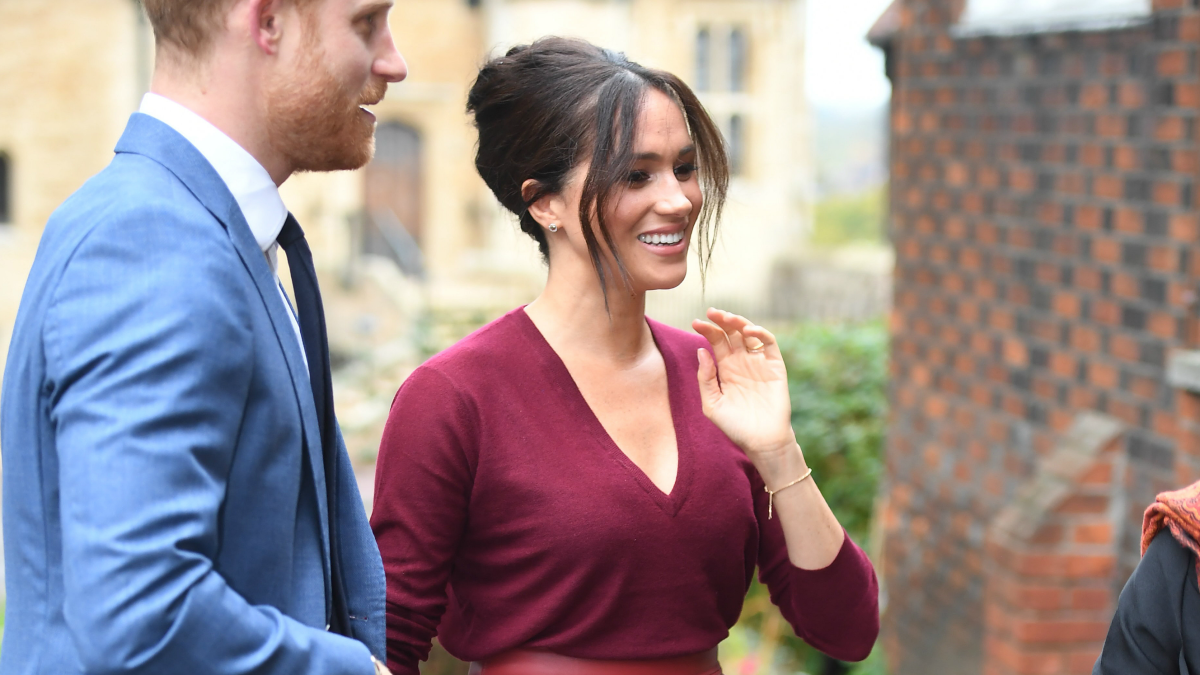 Meghan Markle Wore a Thing: Joseph Sweater and BOSS Skirt Edition ...