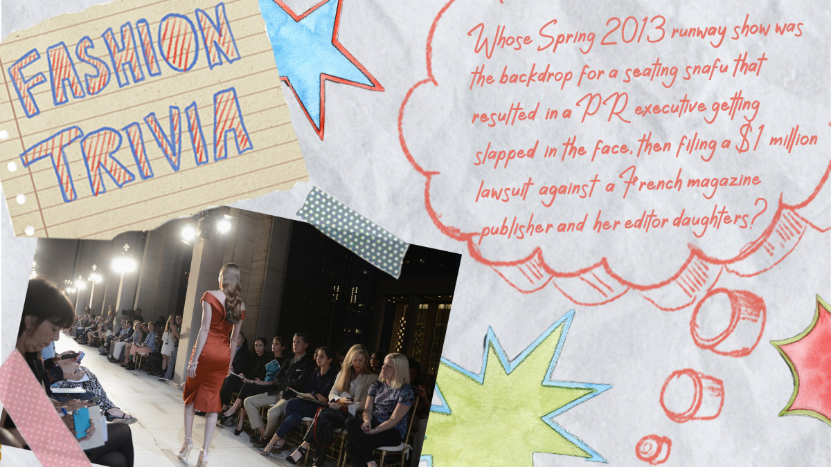 Fashion Trivia: The Front-Row Slap - Fashionista