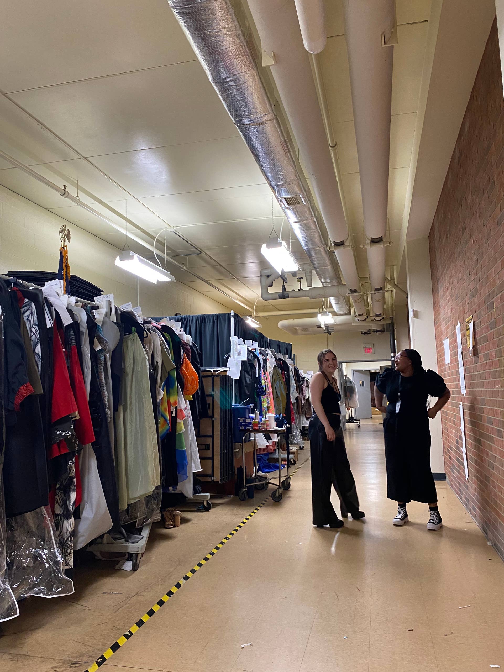What It's Like Working Backstage at a Fashion School Runway Show ...
