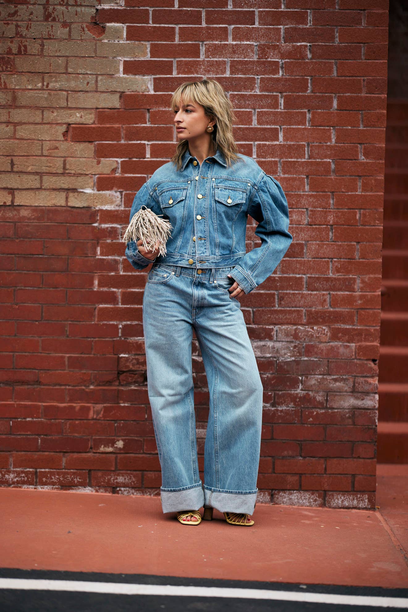 Pops of Baby Blue Took Over New York Fashion Week Street Style Day 3 ...