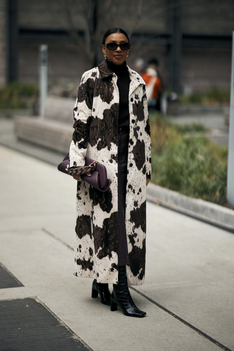 On Day 4, New York Fashion Week Street Style Was All About Leather ...