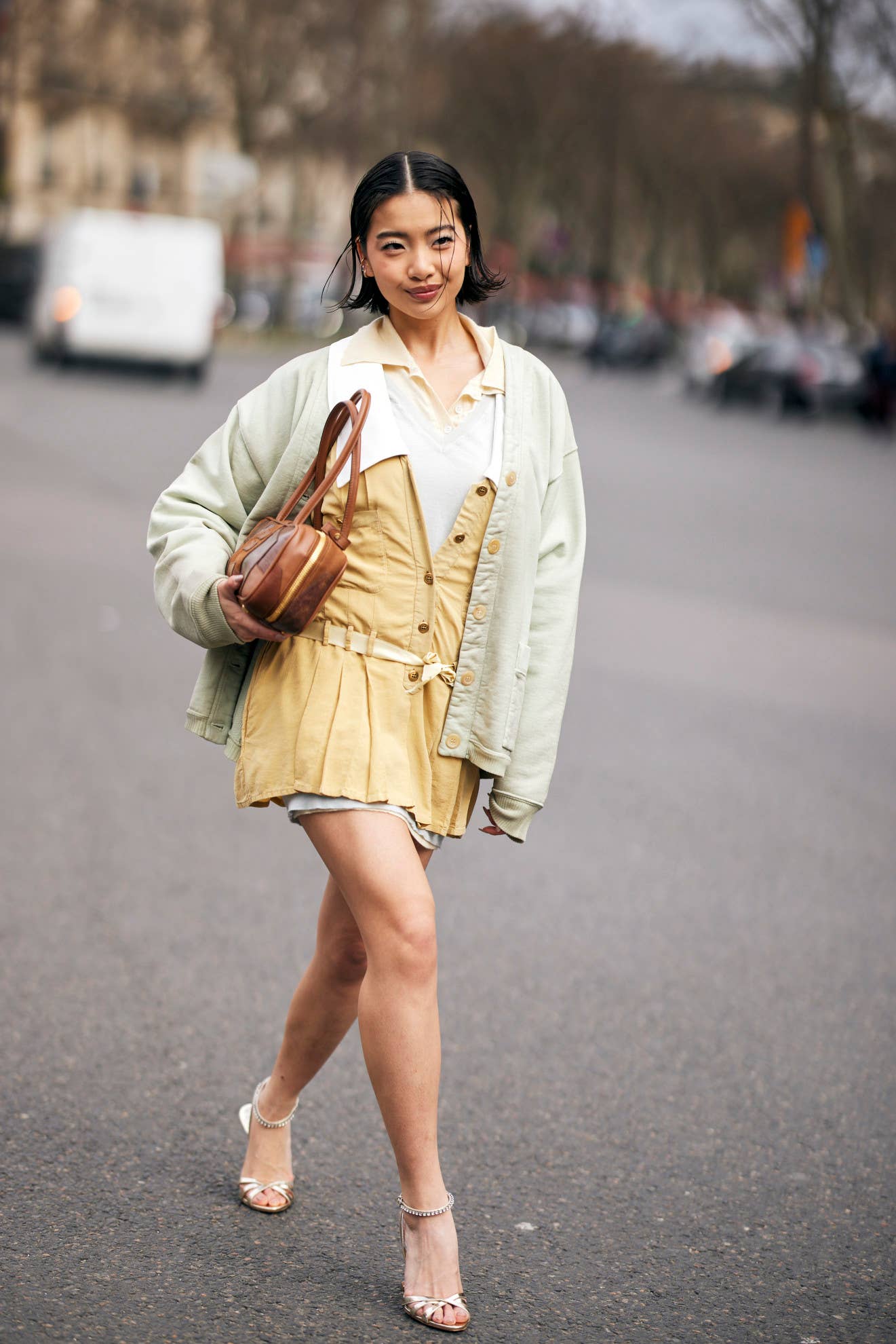 Miu Miu Mini Skirts Took Over Paris Fashion Week Street Style on Day 8 ...
