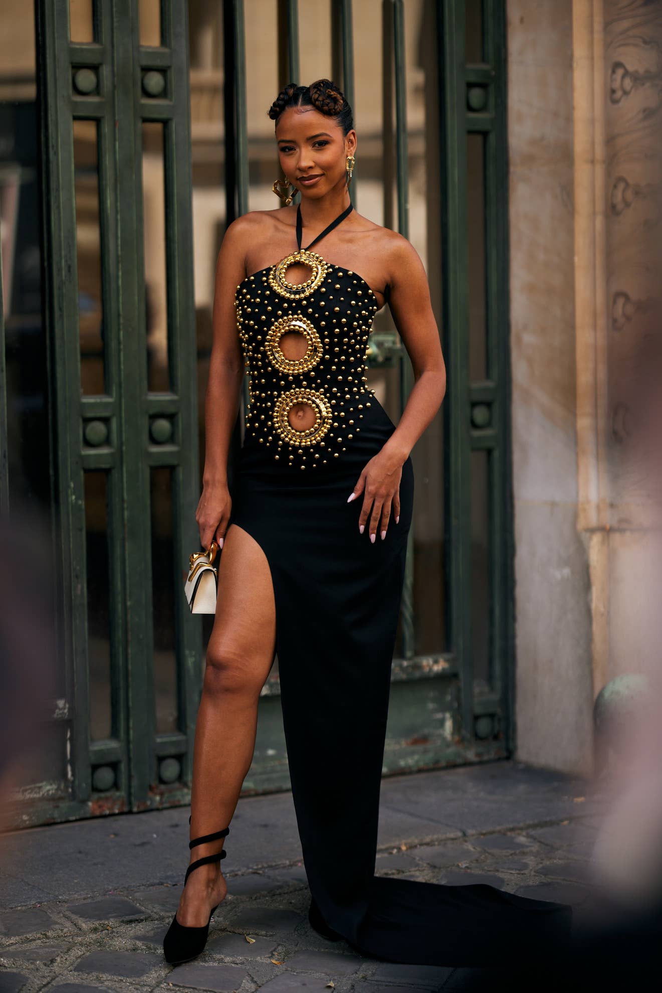 Olympics-Ready Metallics Dominated Haute Couture Street Style - Fashionista