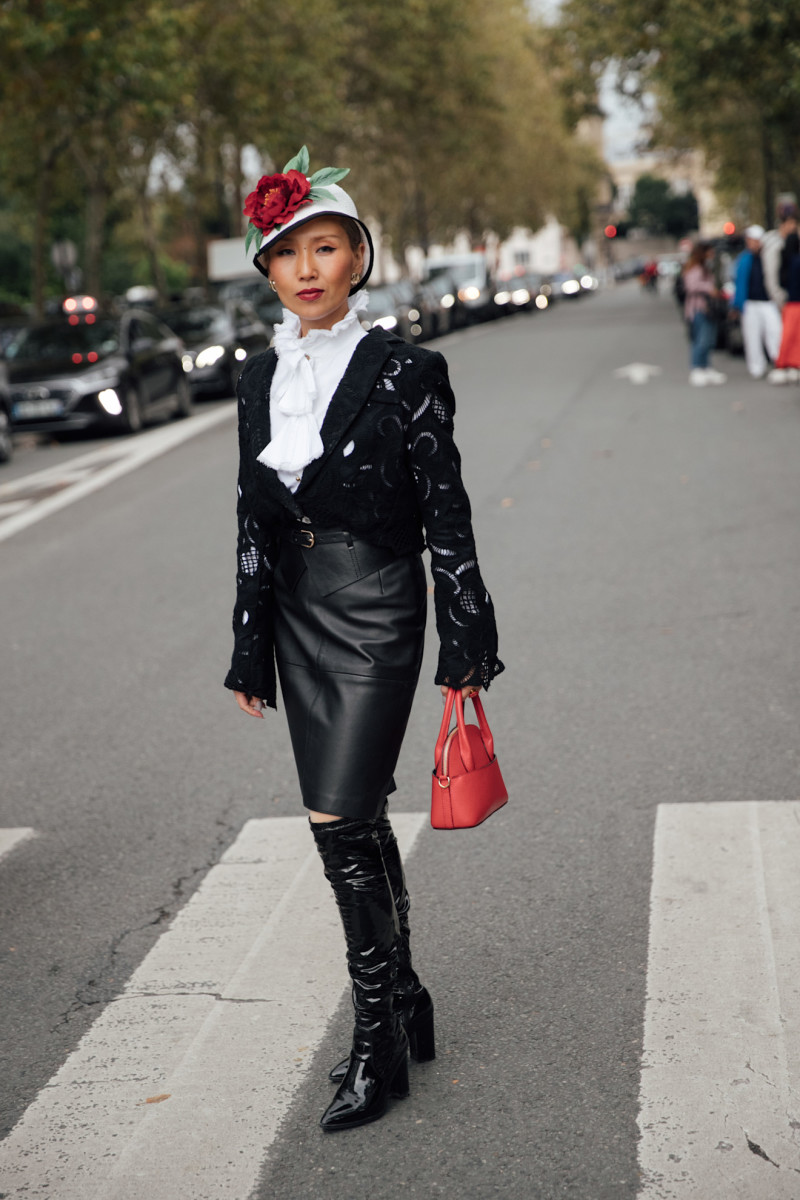 Paris Fashion Week Street Style Was All About Punchy Pops of Red ...
