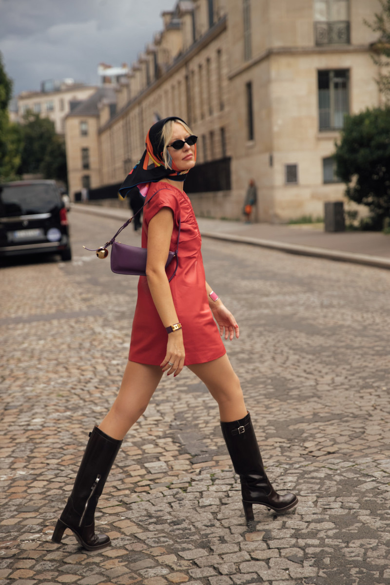Paris Fashion Week Street Style Was All About Punchy Pops of Red ...