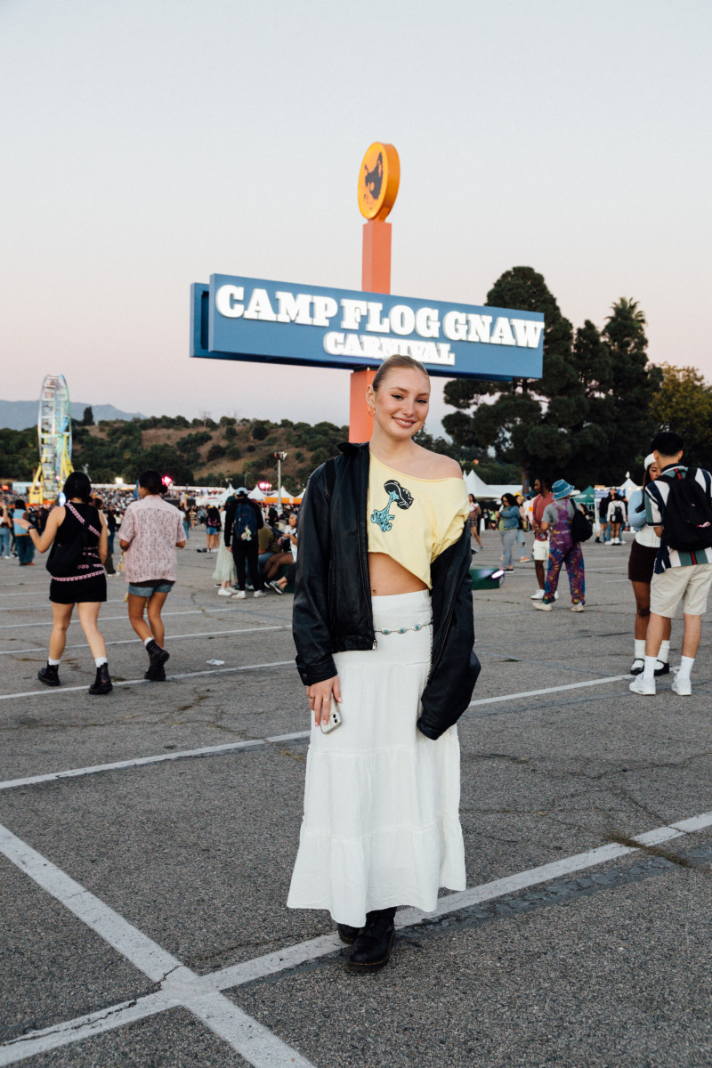 Fun Knits and Maxi Skirts Ruled Street Style at Tyler the Creator's ...