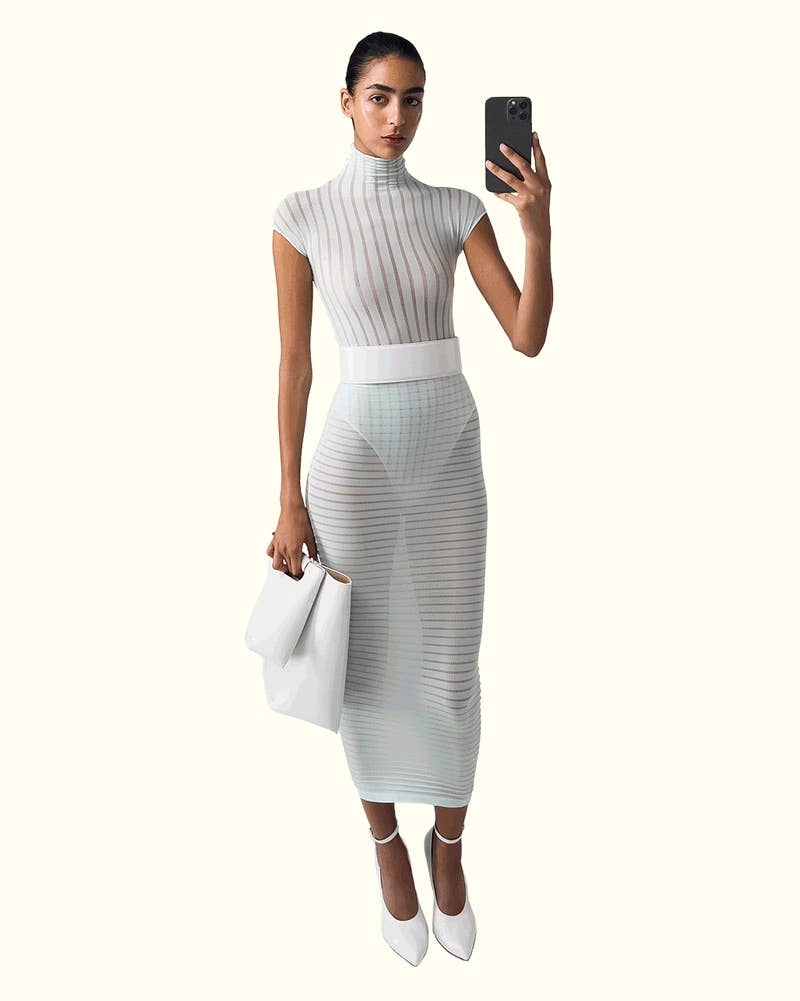 Alaïa Presents Its Winter 2024 Collection Via Model Selfies - Fashionista