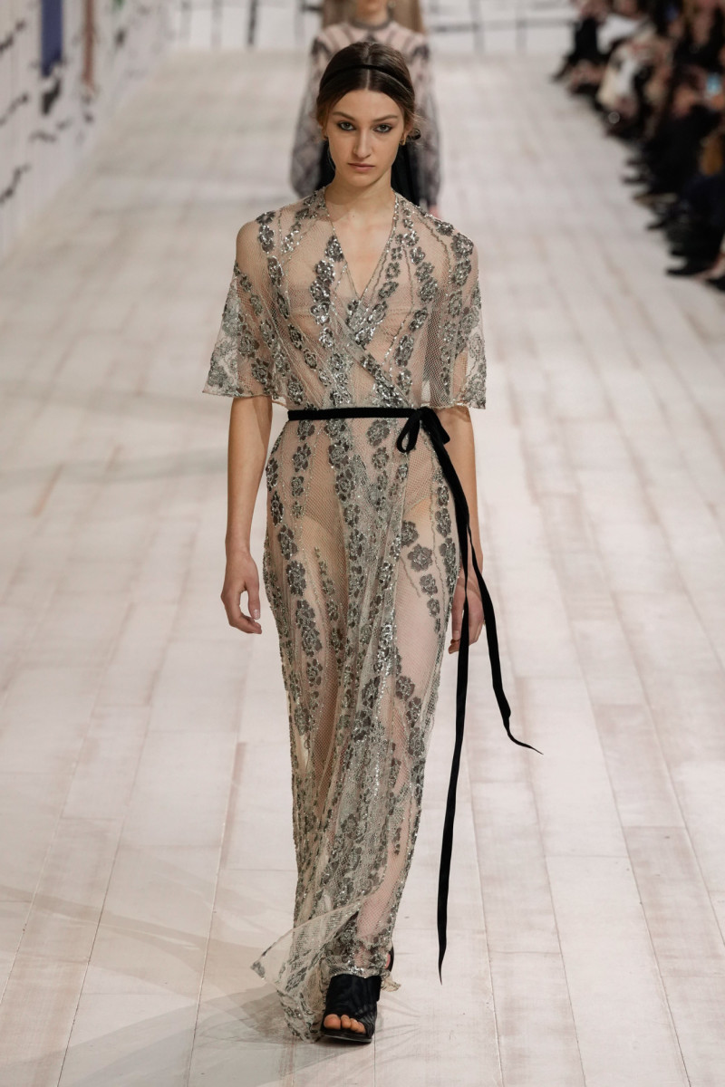 Maria Grazia Chiuri Puts the Emphasis on Fit and Moiré for Dior Haute Couture Spring 2024 ...