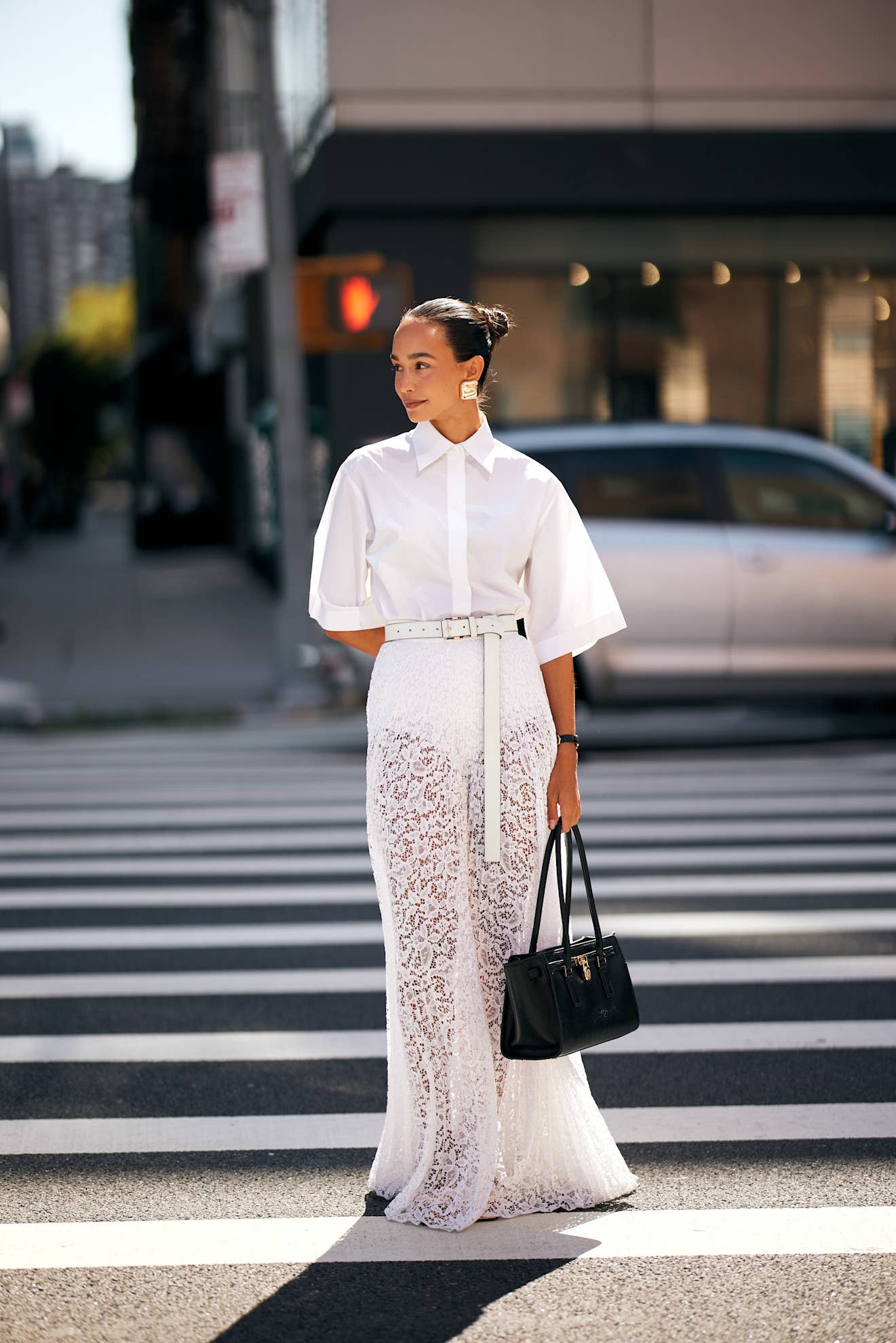 New York Fashion Week Street Style Is Completely Covered in Lace ...