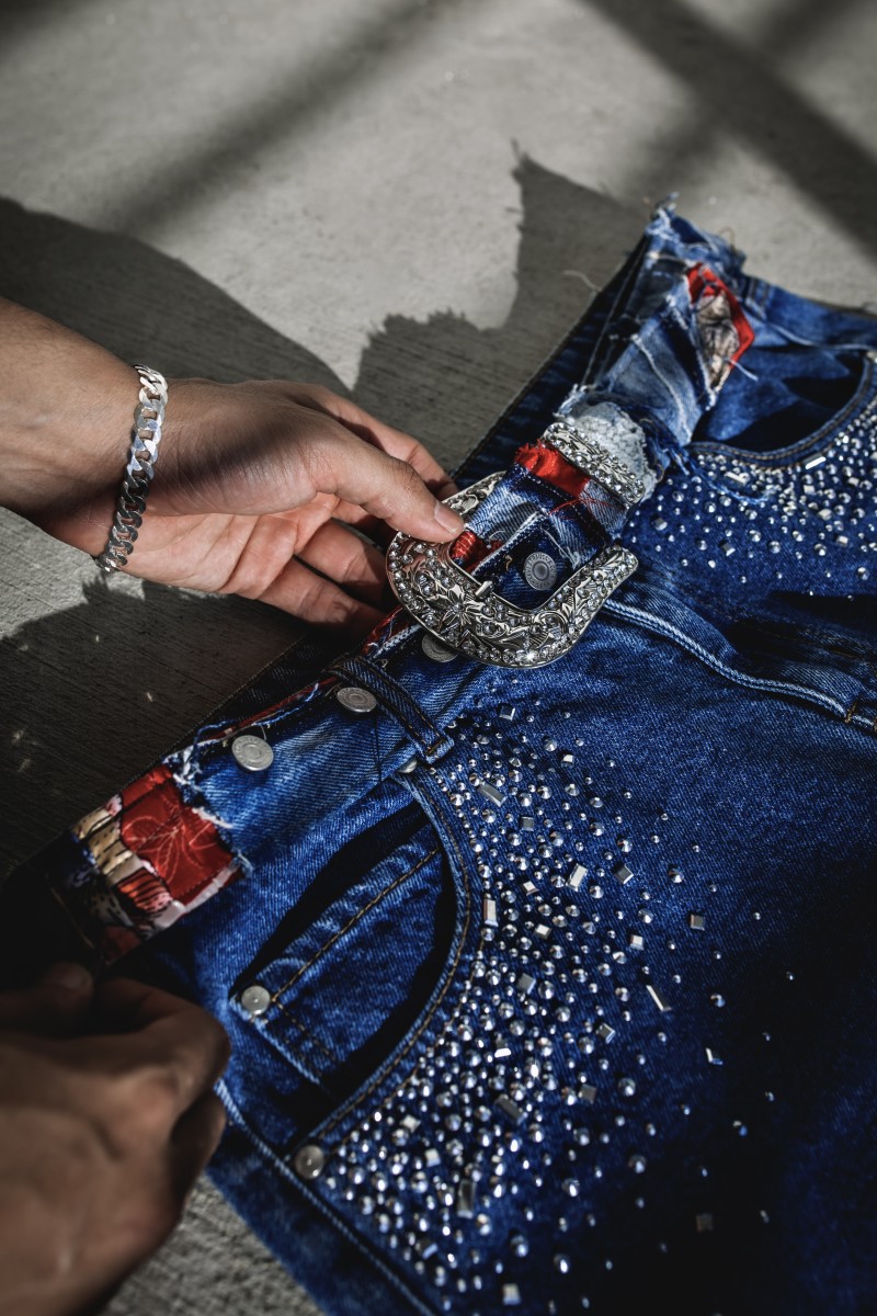 Nigel Xavier Is Upcycling Denim Into Wearable Art - Fashionista