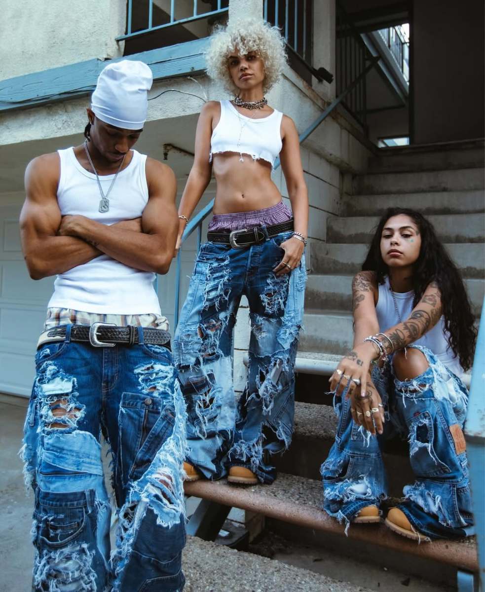 Nigel Xavier Is Upcycling Denim Into Wearable Art - Fashionista