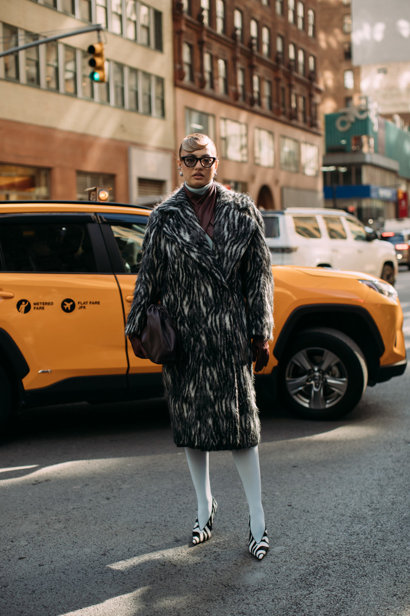 The NYFW Street Style Crowd Is Going Heavy on Statement Furs - Fashionista