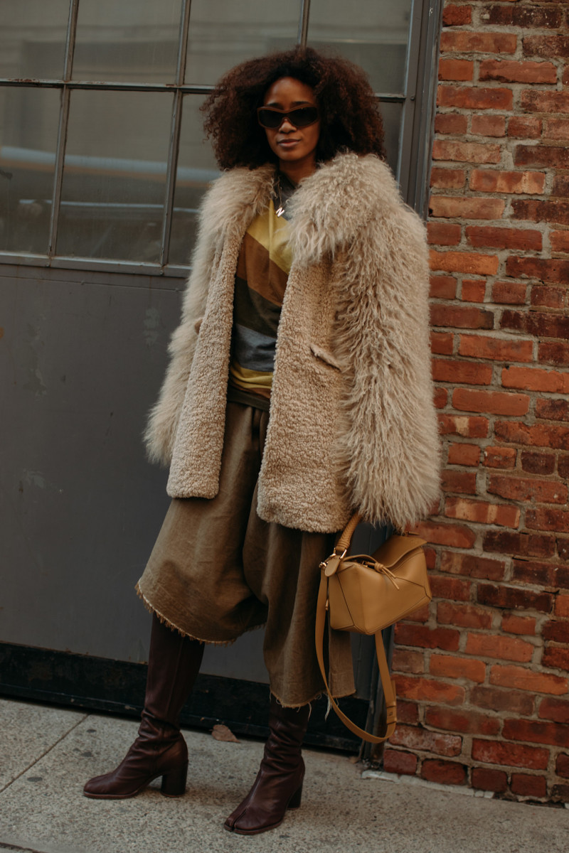 The NYFW Street Style Crowd Is Going Heavy on Statement Furs - Fashionista