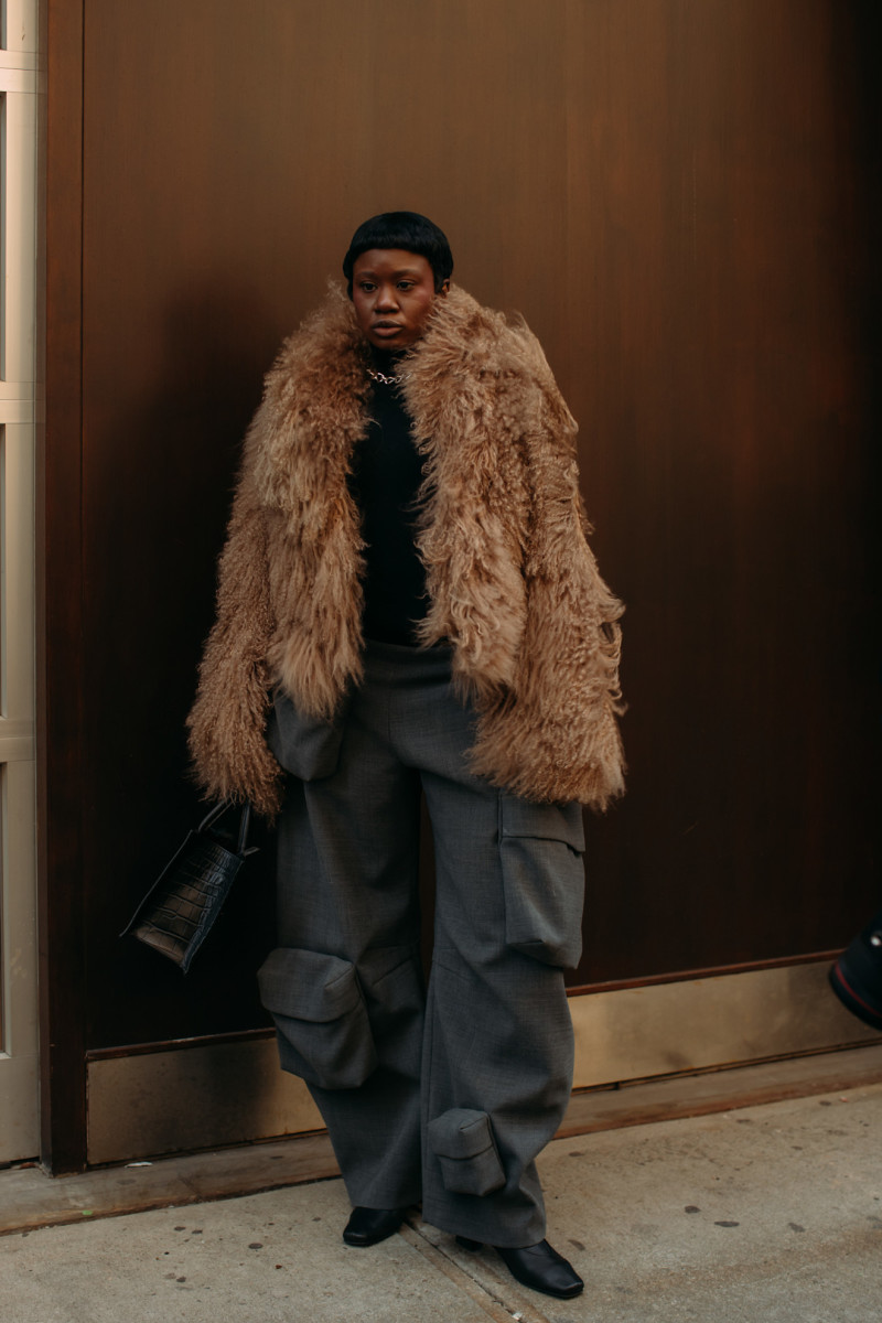 The NYFW Street Style Crowd Is Going Heavy on Statement Furs - Fashionista
