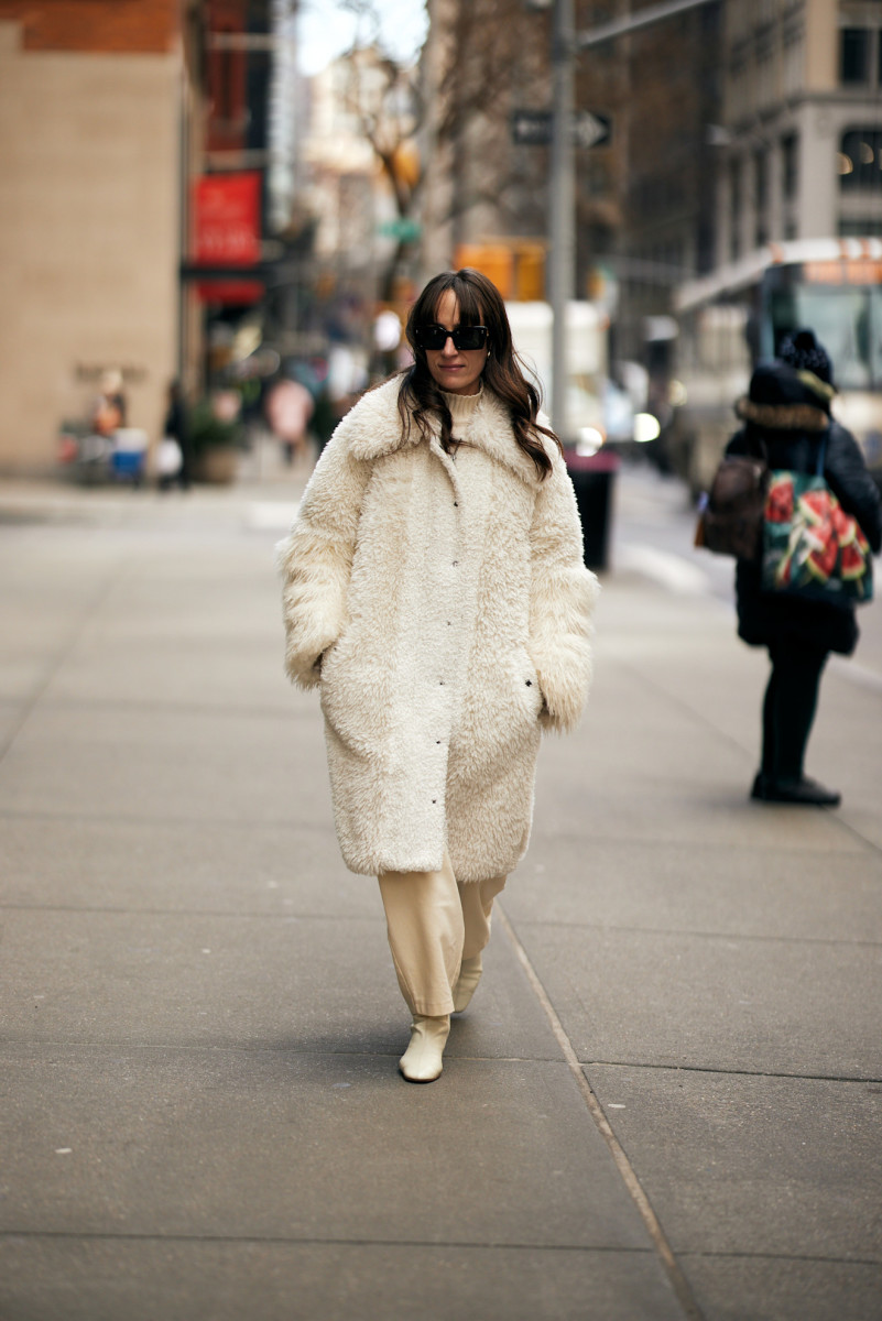 The NYFW Street Style Crowd Is Going Heavy on Statement Furs - Fashionista