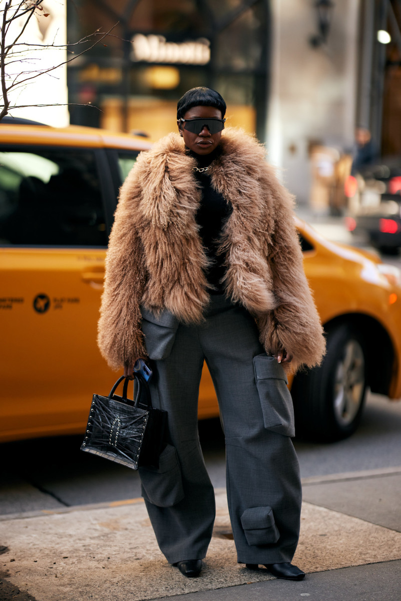 The NYFW Street Style Crowd Is Going Heavy on Statement Furs - Fashionista