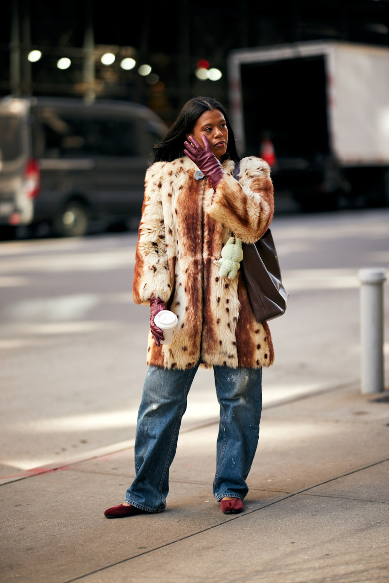 The NYFW Street Style Crowd Is Going Heavy on Statement Furs - Fashionista