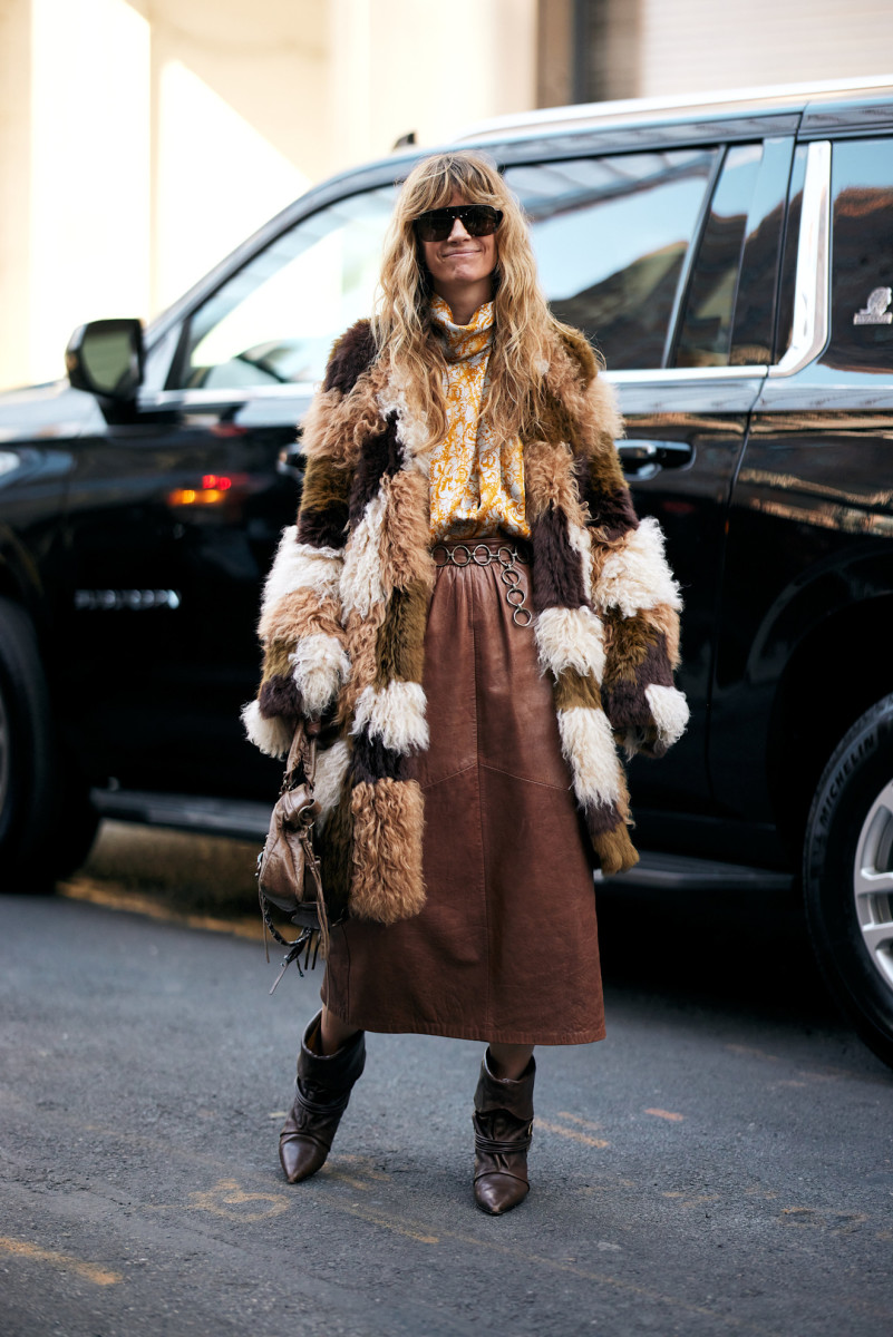 The NYFW Street Style Crowd Is Going Heavy on Statement Furs - Fashionista