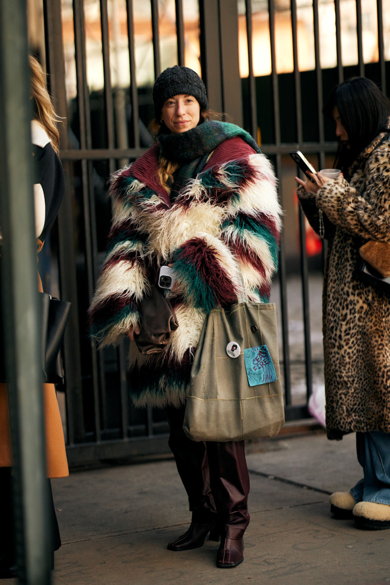 The NYFW Street Style Crowd Is Going Heavy on Statement Furs - Fashionista