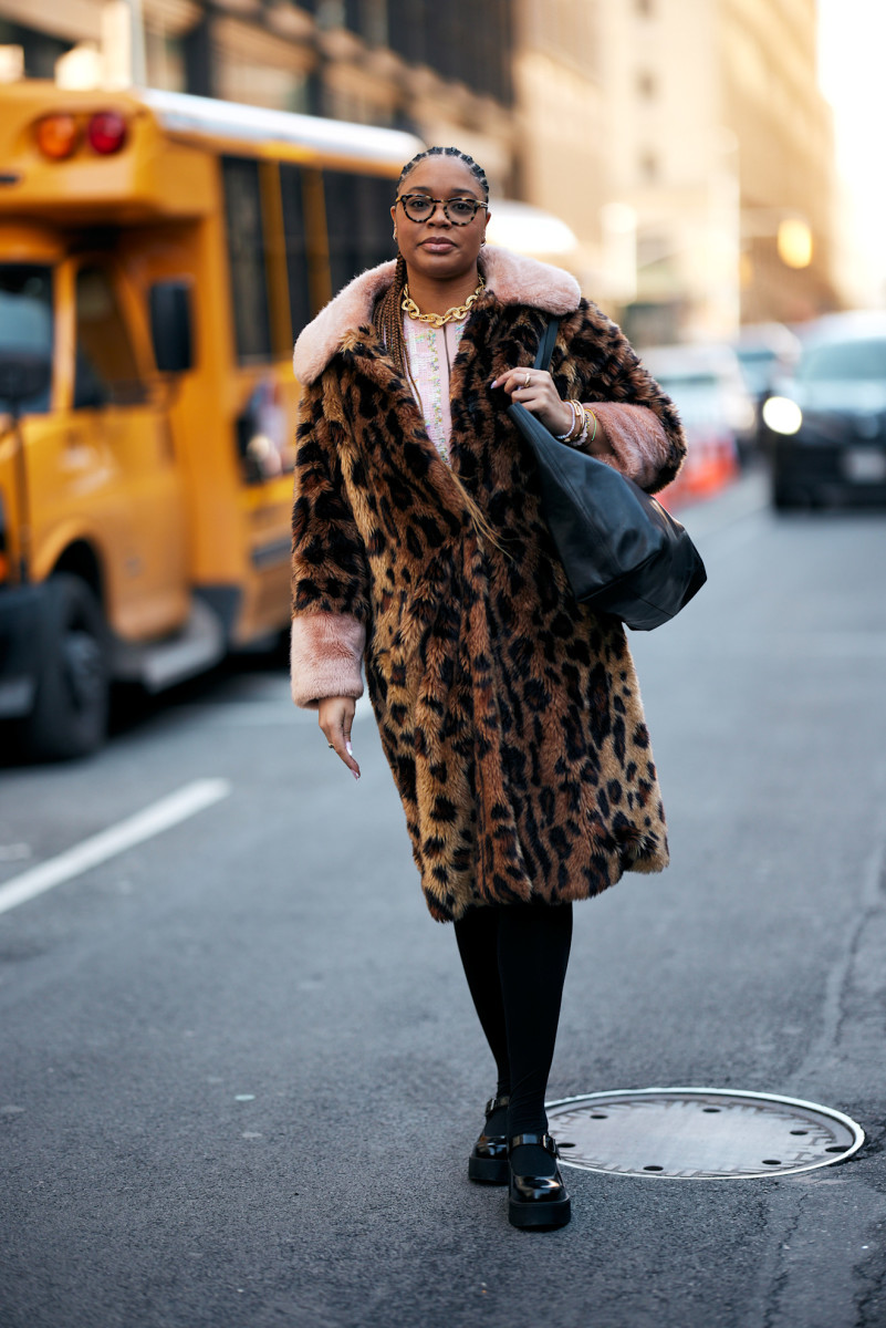 The NYFW Street Style Crowd Is Going Heavy on Statement Furs - Fashionista