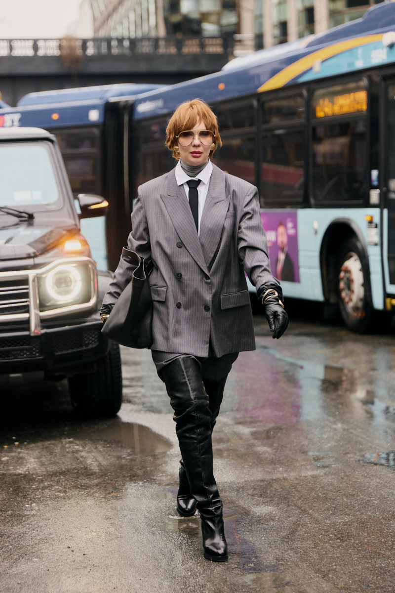 Ties Were the Street Style Accessory of Choice at New York Fashion Week ...