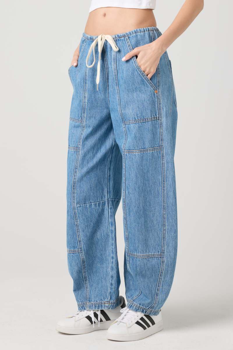 Drawstring Jeans Are Everywhere: Shop 2025's Comfiest Denim Trend ...