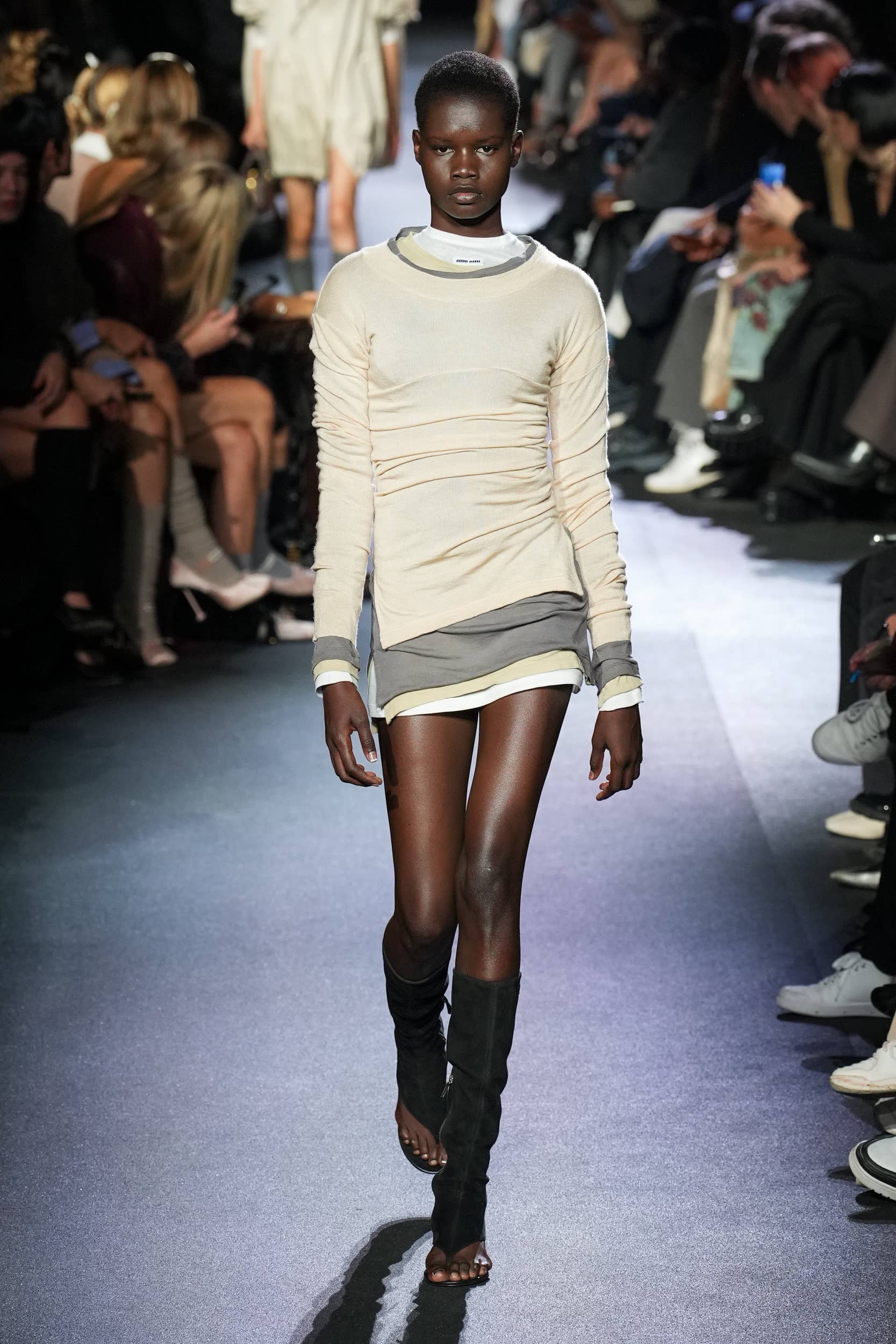 Miu Miu's Newest Take on the Viral Micro-Mini Skirt Is Here - Fashionista