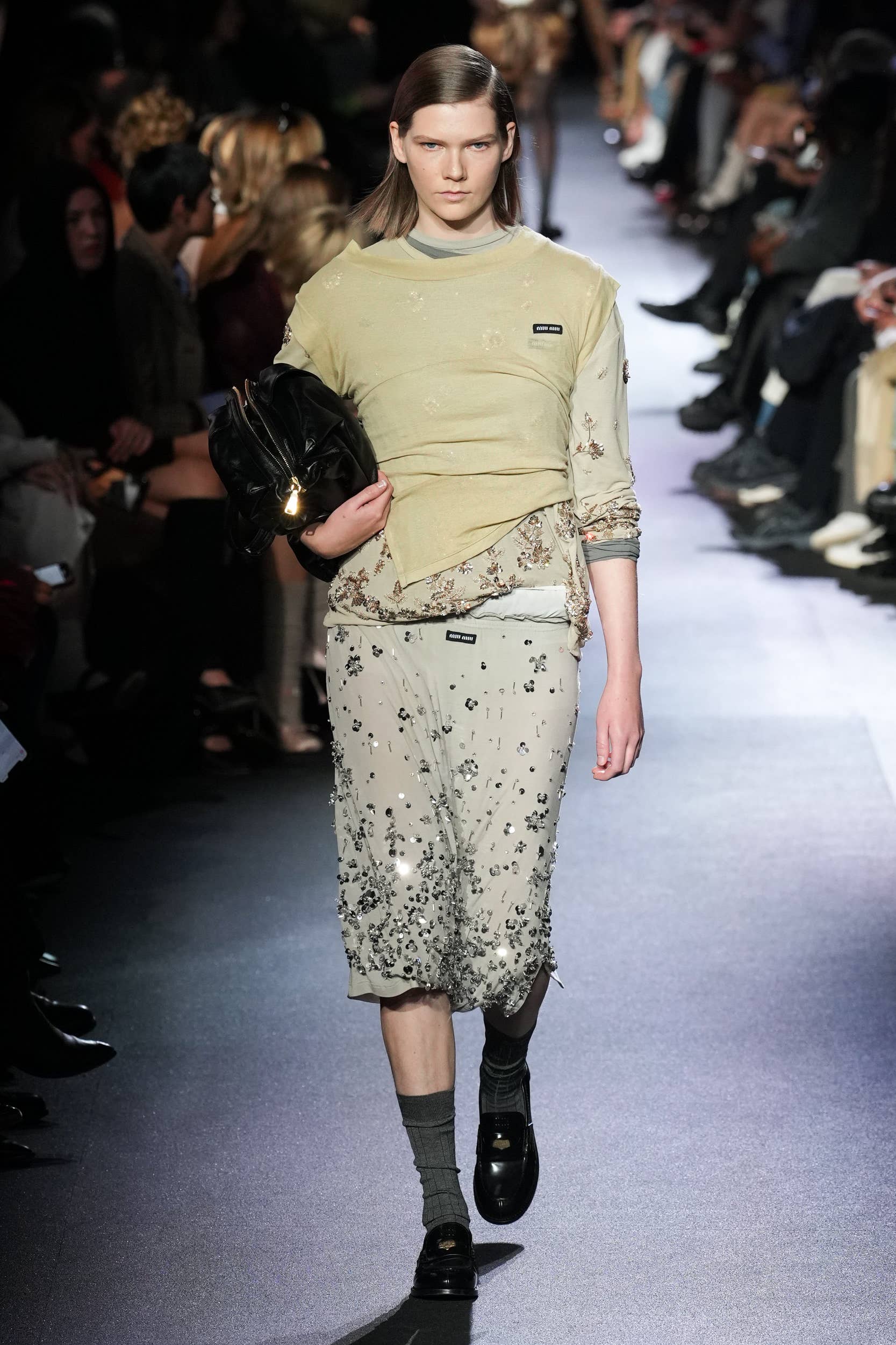 Miu Miu's Newest Take on the Viral Micro-Mini Skirt Is Here - Fashionista